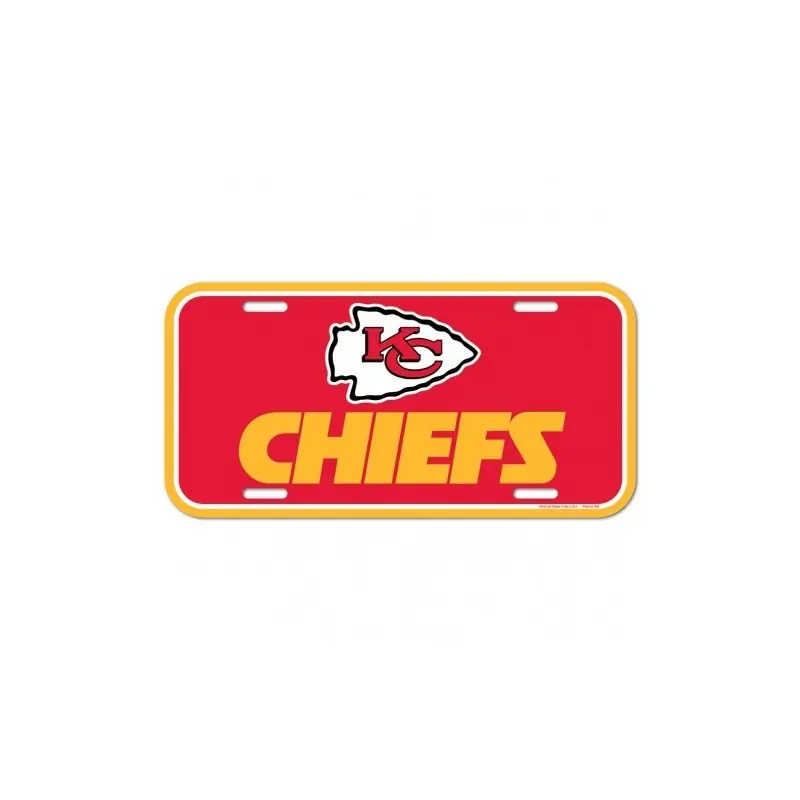 Kansas City Chiefs License Plate