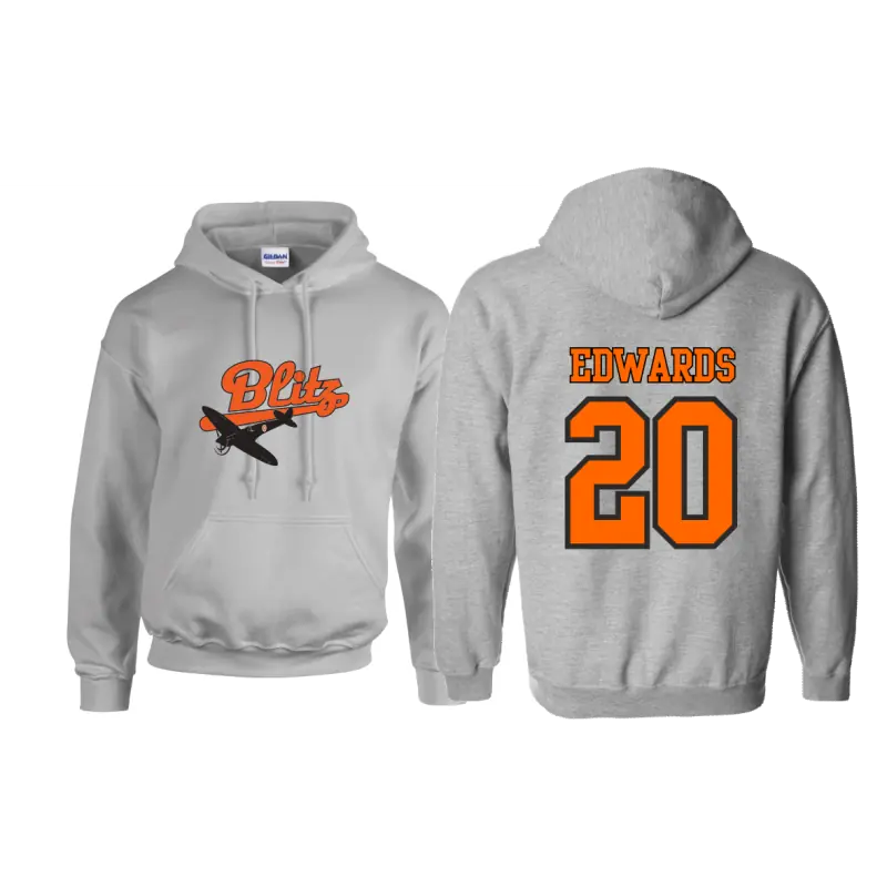 London Blitz Softball - N&N Full logo Hoodie